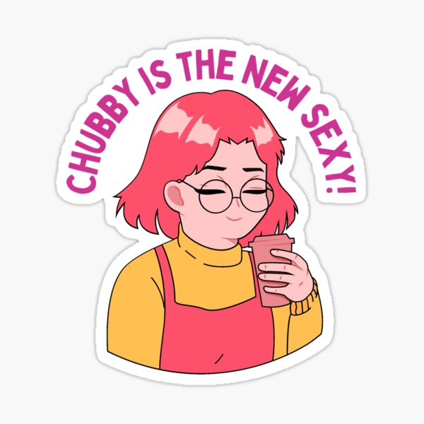 "Chubby" Sticker for Sale by marielso123 | Redbubble