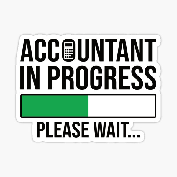 "Accountant In Progress: Accounting Gift Funny Future Accountant ...