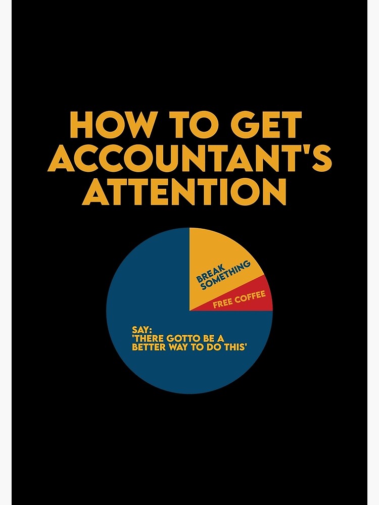"How To Get Accountant Attention: Accounting Gift Funny Accountant ...