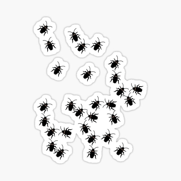 "halloween cockroaches" Sticker for Sale by artwork1306 | Redbubble