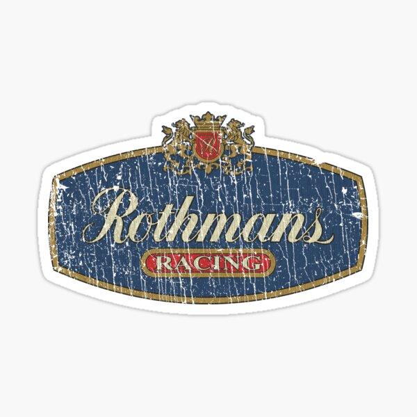 "Rothmans Racing 1982" Sticker for Sale by AstroZombie6669 | Redbubble