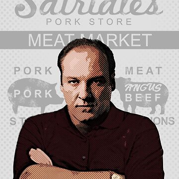 "Tony Sporano - The Sopranos" Art Print for Sale by moomagoo | Redbubble