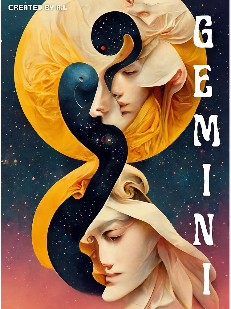 "Gemini - Zodiac Sign Created by AI" Poster for Sale by Created-by-AI ...