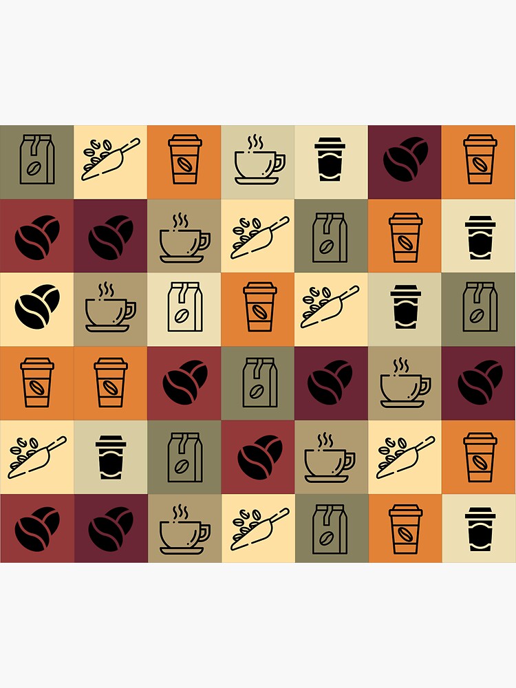 "Coffee mood (مزاج القهوة)" Sticker for Sale by noormedia | Redbubble