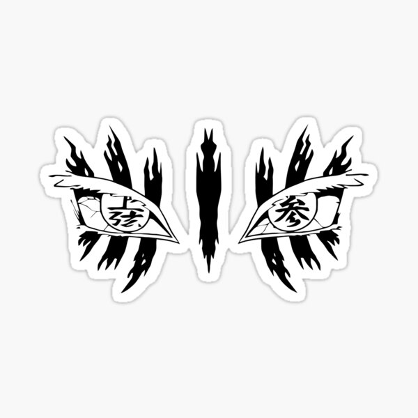 "Akaza demon slayer eyes" Sticker for Sale by Aminezakari | Redbubble