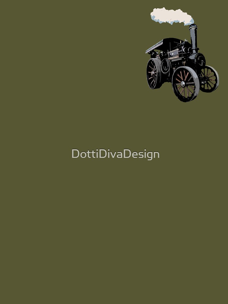 "Steam engine/Traction engine coloured" T-shirt for Sale by ...