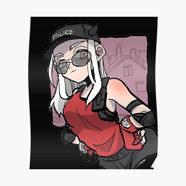 "Justice Helltaker Sticker" Poster for Sale by GoodVibesraj | Redbubble