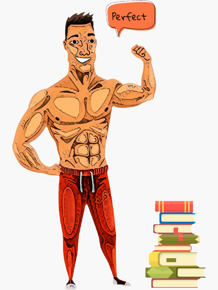 "Sports, the school matters, books, bodybuilding, Perfect, muscle man ...