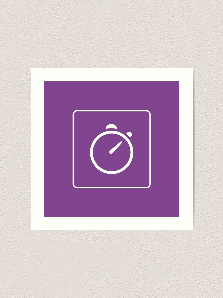 "Fastest Lap Icon Design (Purple BG)" Art Print for Sale by ...