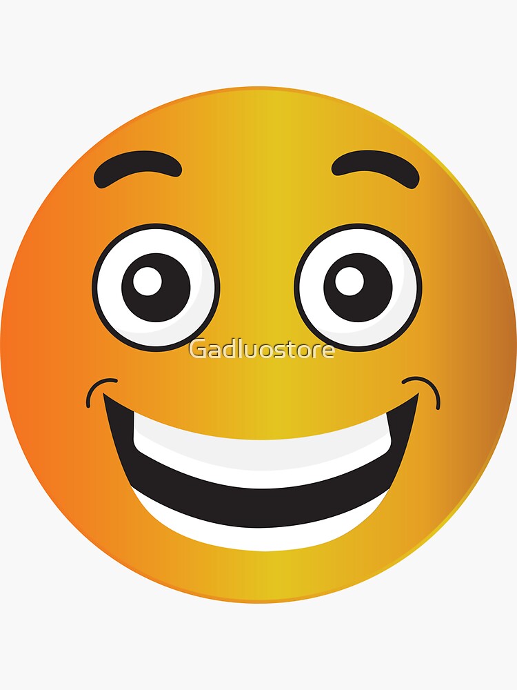 "laughing emoji" Sticker for Sale by Gadluostore | Redbubble