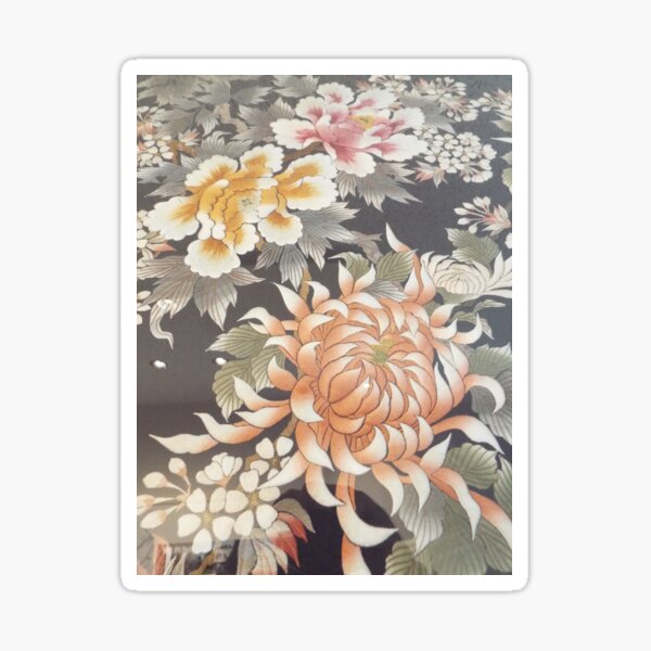 "Japanese Flowers" Sticker for Sale by NinoSalina | Redbubble
