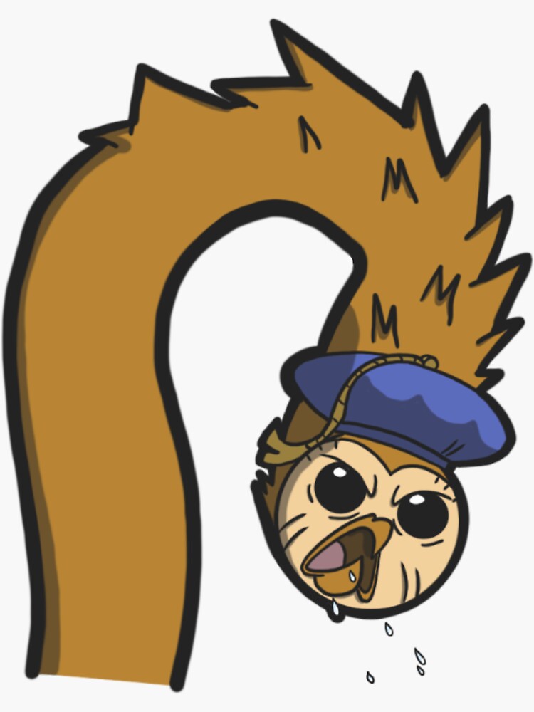 "Angry Professor Hooty " Sticker for Sale by temperart | Redbubble