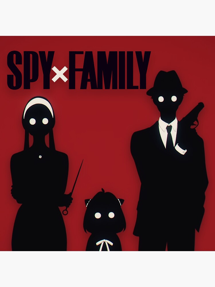 "Spy X Family Silhouette " Sticker for Sale by PaulAndrew7 | Redbubble