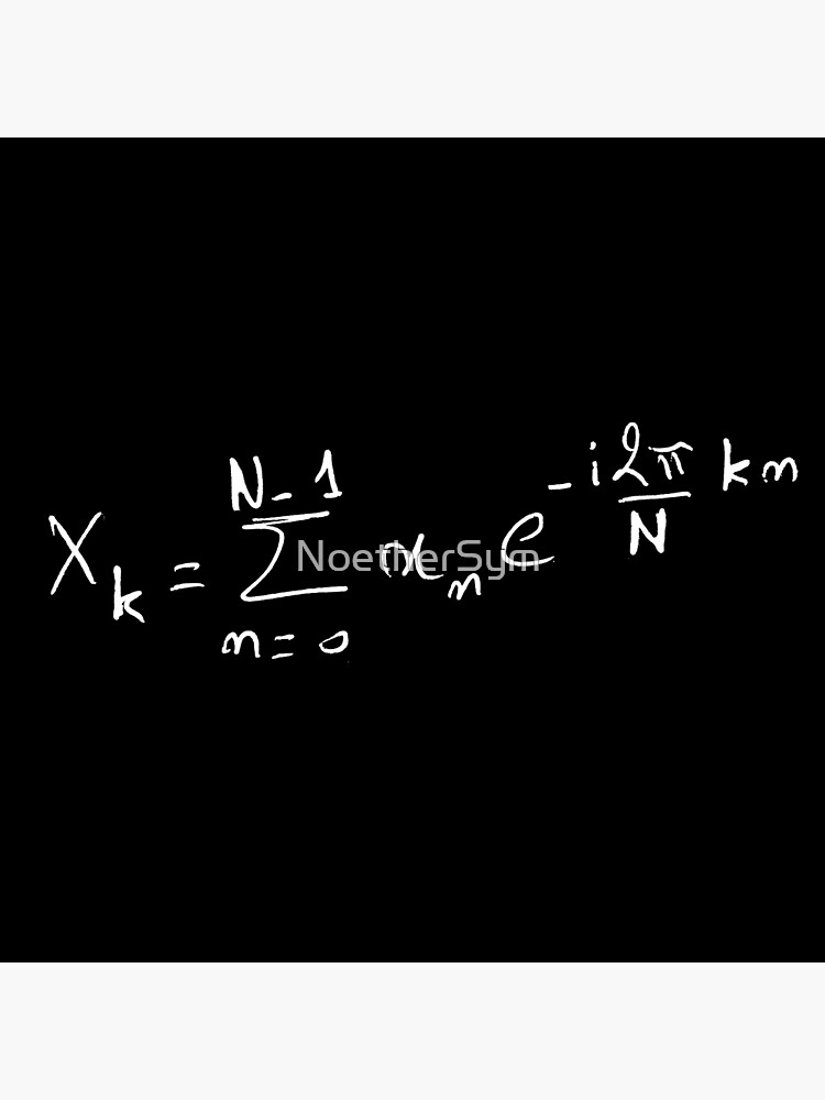 "Discrete Fourier transform equation, math basics handwritten" Photographic Print for Sale by ...