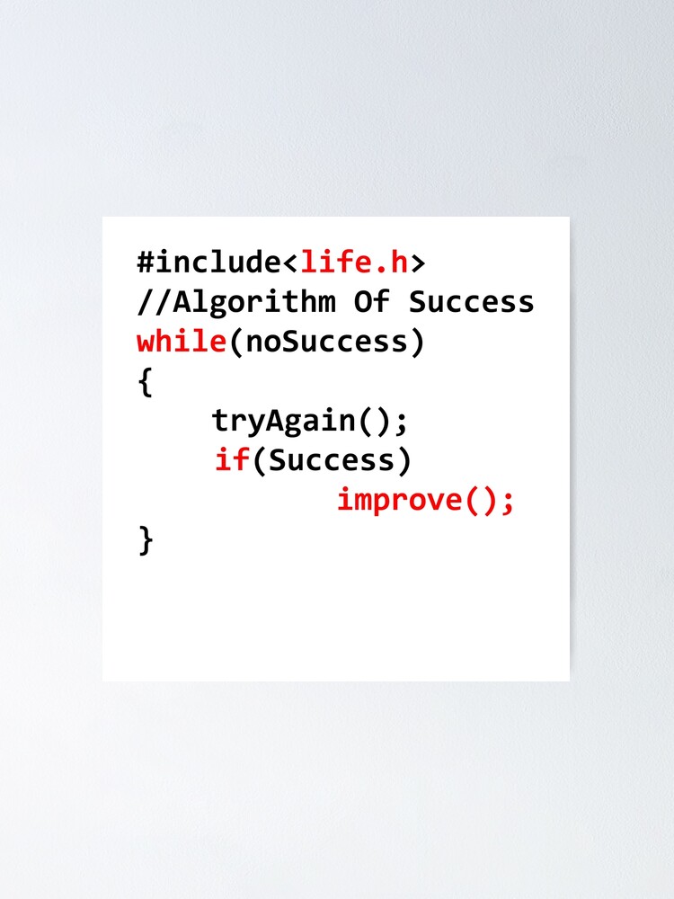 "Life C++" Poster for Sale by chetanjawale98 | Redbubble