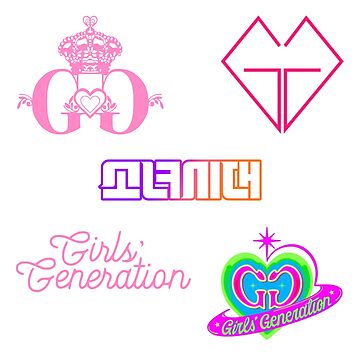 "Girls' Generation Logos Sticker Pack" Sticker for Sale by pingupop ...