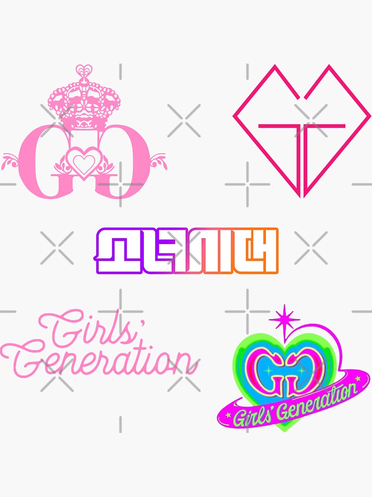 "Girls' Generation Logos Sticker Pack" Sticker for Sale by pingupop ...
