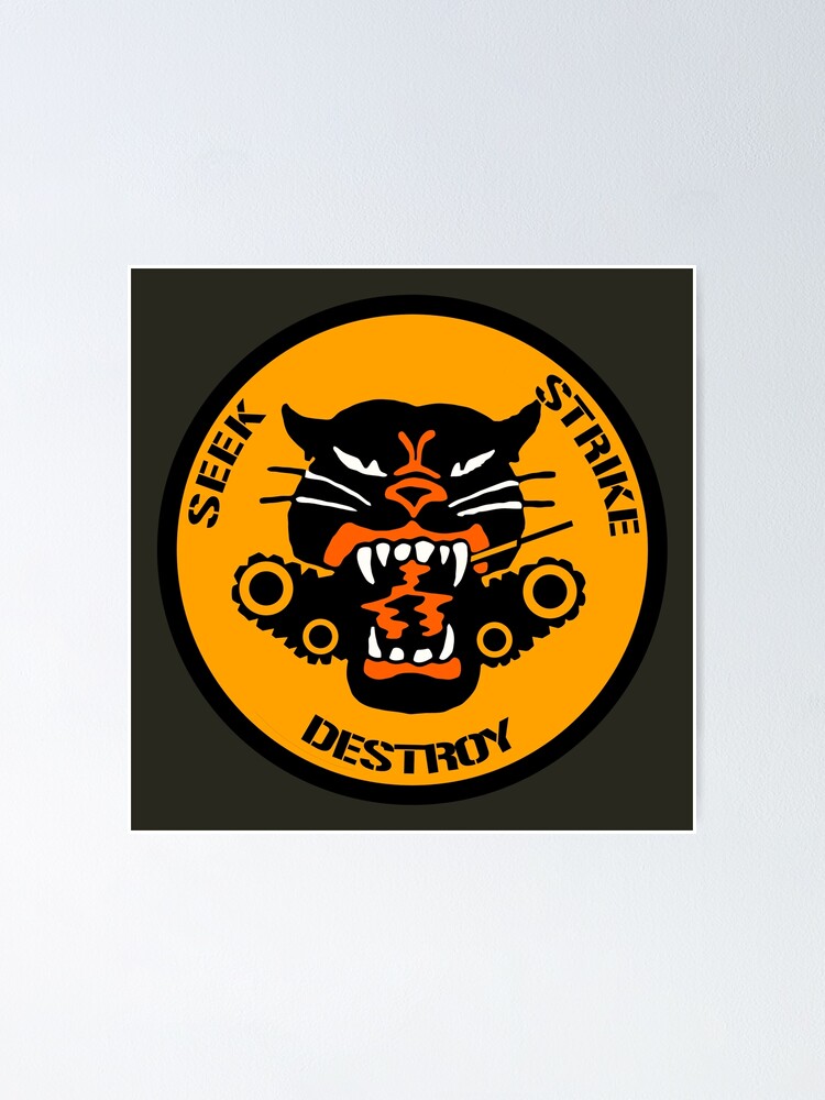 "US TANK DESTROYER BATTALION WW2" Poster for Sale by TheRetroCompany ...