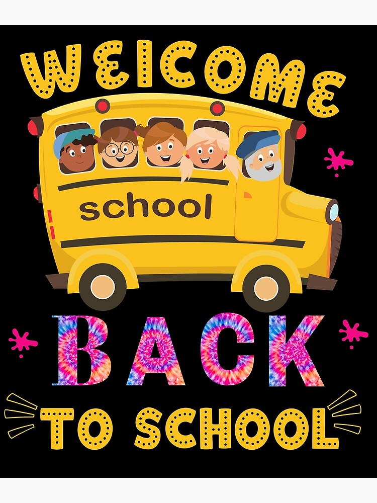 " Goodbye pool hello school, school bus driver" Poster for Sale by ...