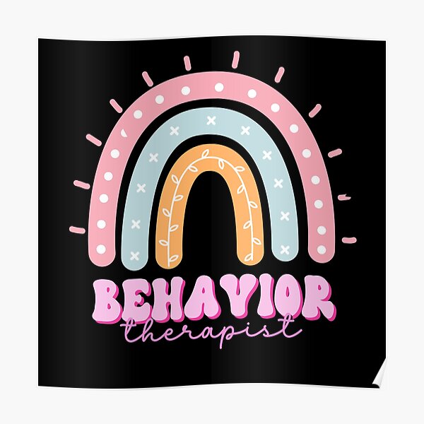 Póster «RBT Behavior Therapist Rainbow, análisis de comportamiento ...