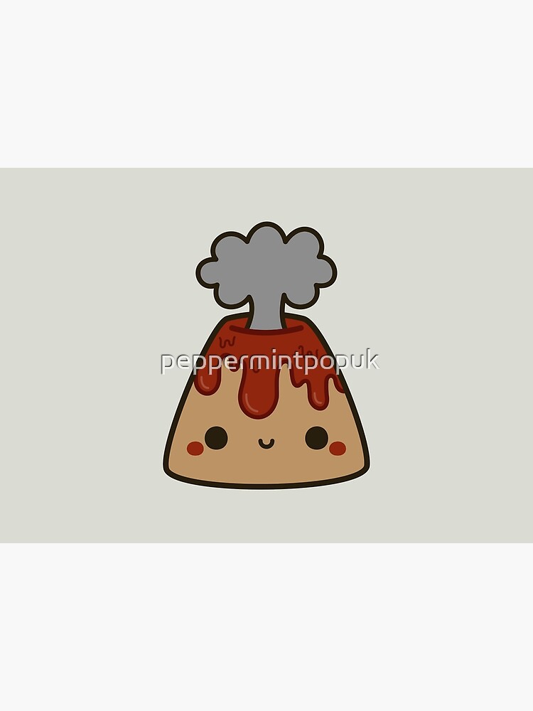 "Cute volcano" Art Print for Sale by peppermintpopuk | Redbubble