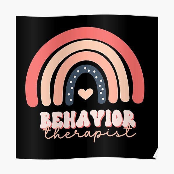 Póster «RBT Rainbow, terapeuta de comportamiento registrado, análisis ...