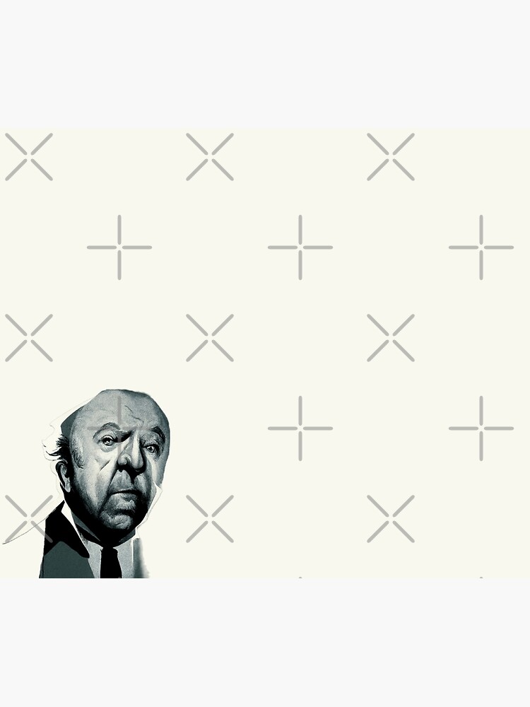 "Alfred Hitchcock Face Design" Poster for Sale by MrSemih | Redbubble