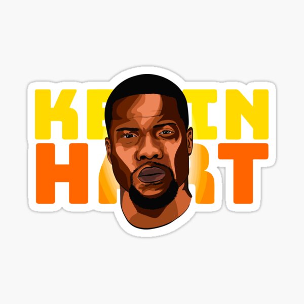 "Kevin Hart Name Portrait" Sticker for Sale by comedybox | Redbubble
