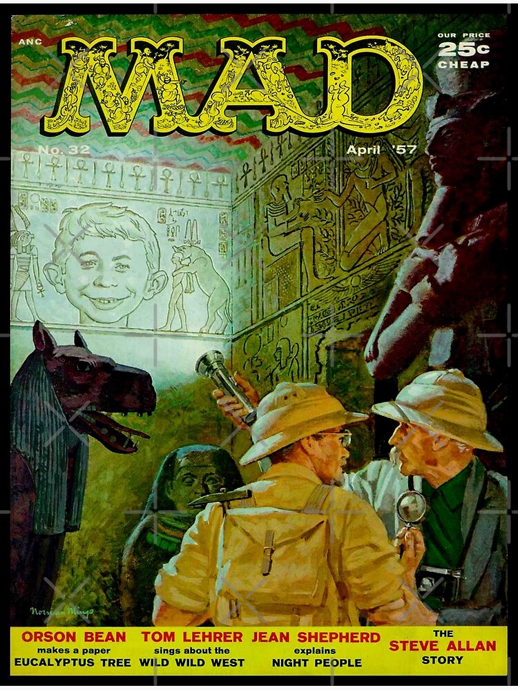 "AGAIN, WOW!!! YET ANOTHER CLASSIC VINTAGE MAD MAGAZINE COVER ART ...