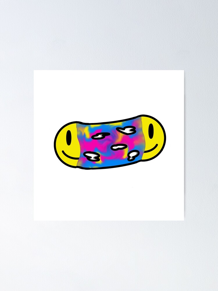 "Melted Smiley Face" Poster for Sale by AcidicStonsey | Redbubble
