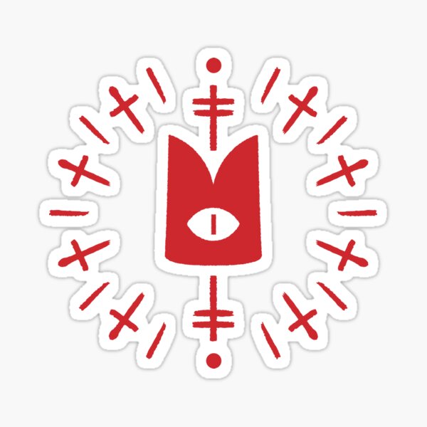 "Cult of the Lamb™ - Eye Crown (Ritual) [Red]" Sticker for Sale by ...