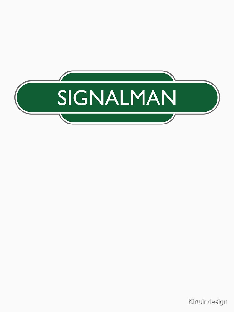 "Signalman railway sign British Rail totem" T-shirt for Sale by ...