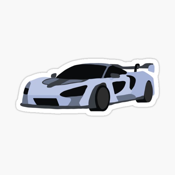 "European Hypercar Ceramic Grey" Sticker for Sale by CartoonCarMeet ...