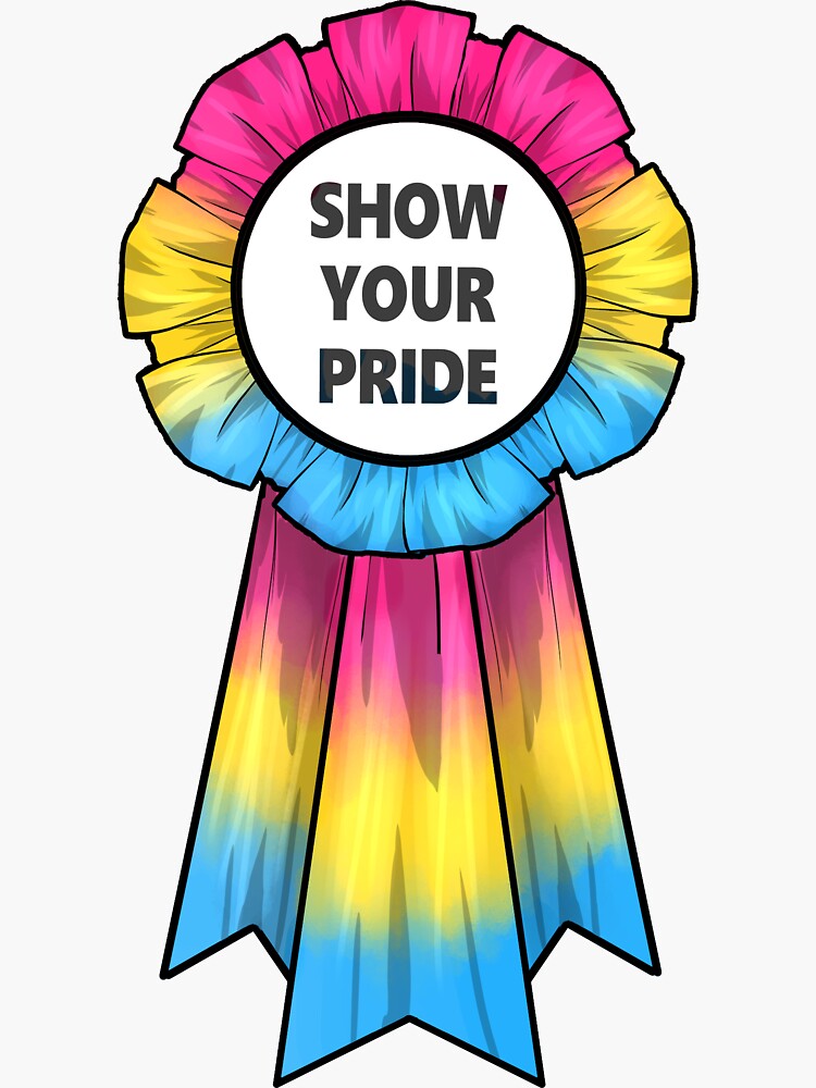 Show Your Pride Pansexual Pride Flag Sticker For Sale By Lynkhart Redbubble
