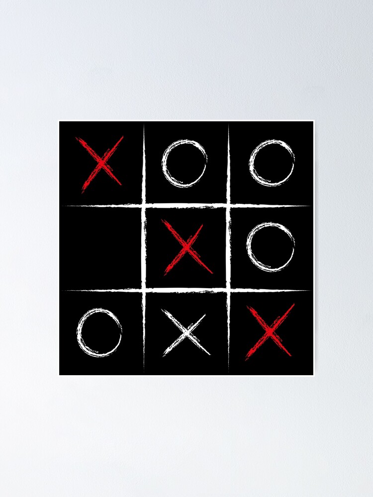 "Tic tac toe Game" Poster for Sale by ophiiuchus | Redbubble