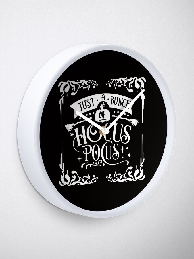 It's Just A Bunch Of Hocus Pocus Clock Designed & Sold By Korean Wedge ...