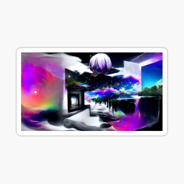 "Lucid Reality" Sticker for Sale by Downserver | Redbubble