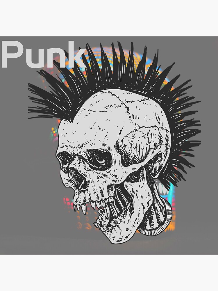 "zombie punk" Sticker for Sale by profisstil | Redbubble