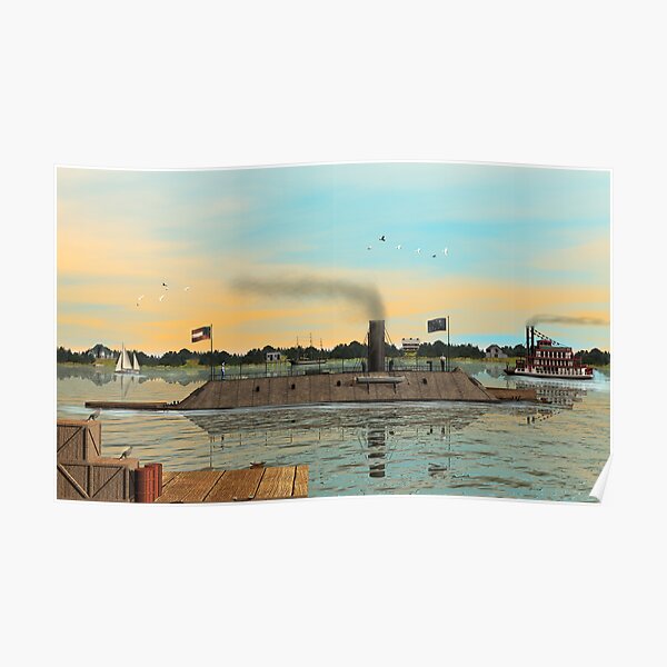 "CSS Virginia (Merrimack)" Poster for Sale by Skyviper | Redbubble