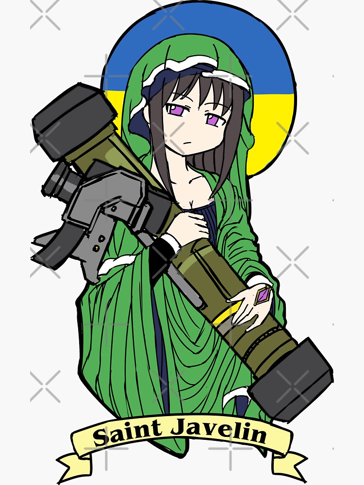 "Saint Javelin Anime" Sticker for Sale by SalamanderArt22 | Redbubble