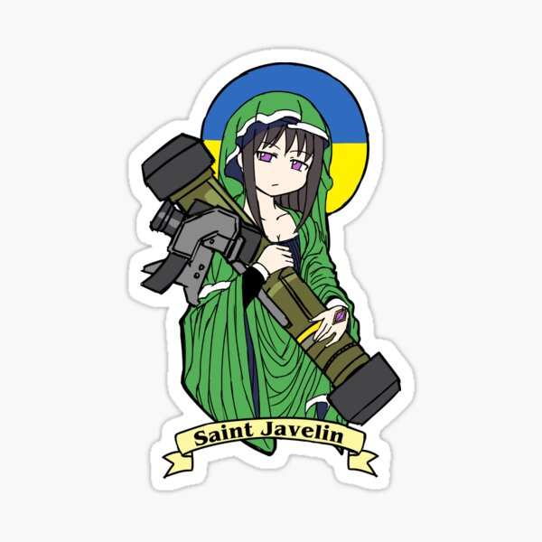 "Saint Javelin Anime" Sticker for Sale by SalamanderArt22 | Redbubble