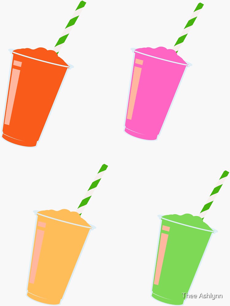 "Slushie Slurpee Ice Drink" Sticker for Sale by Gracious99 | Redbubble