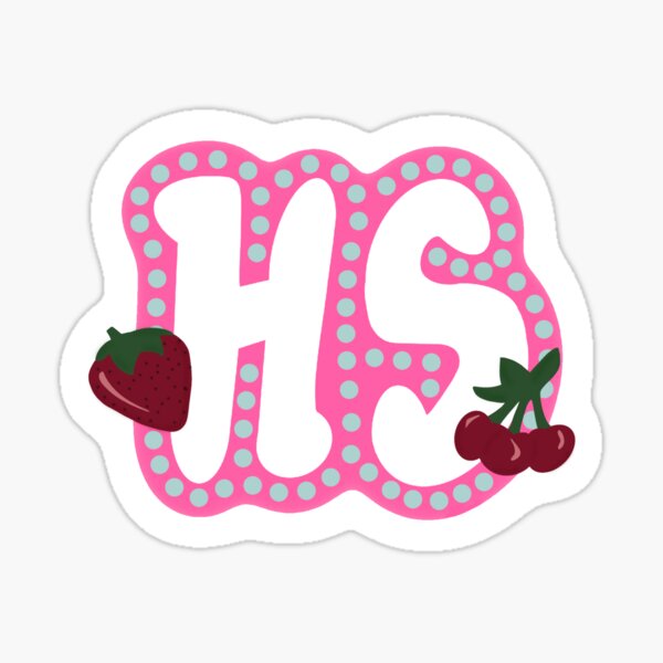 "HS" Sticker for Sale by hannamaae | Redbubble