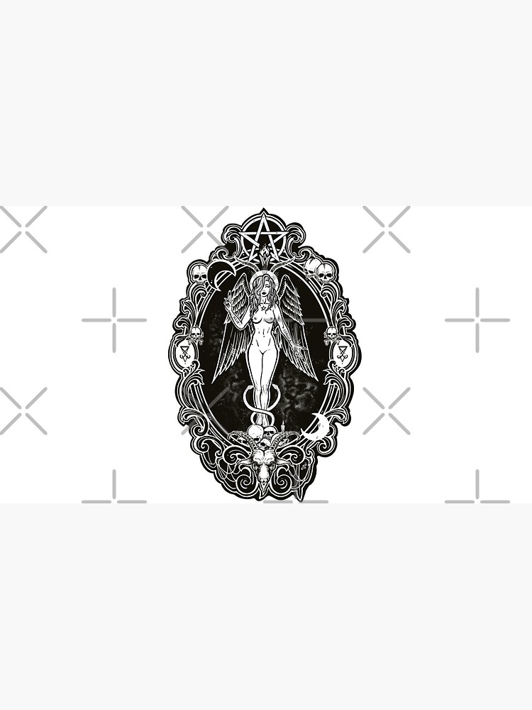 "Baphochick, woman, death, goth, snake, devil, Baphomet, skull, goth ...