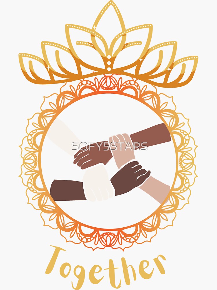 "together Sticker , together crown " Sticker for Sale by SOFY5STARS ...