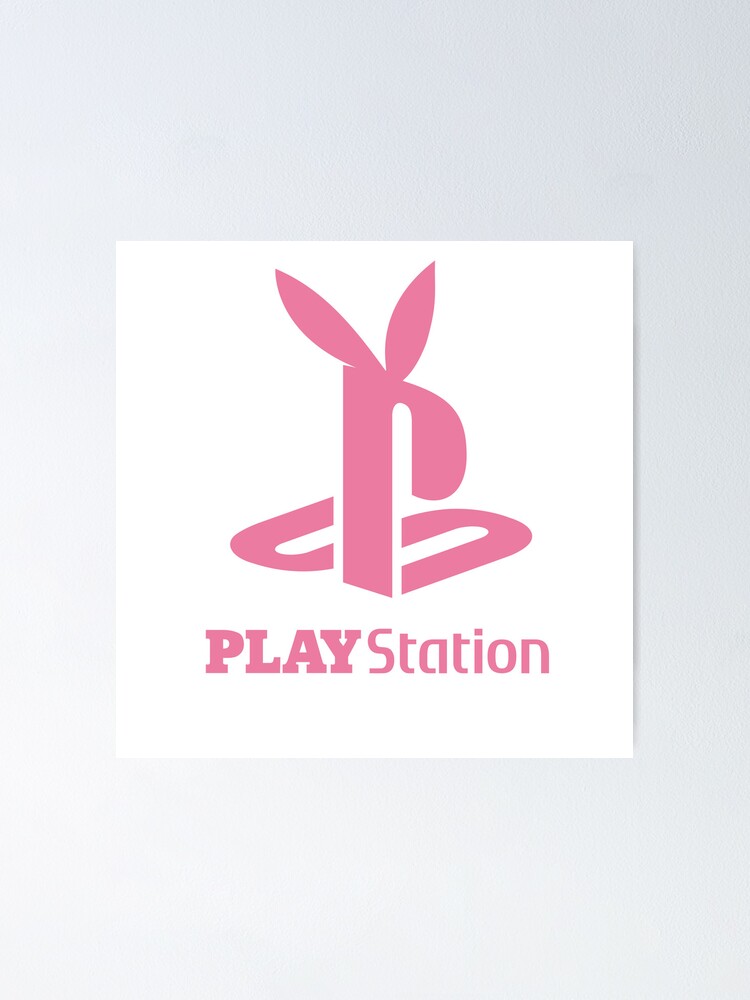 "Pink Playboy/Playstation Parody Logo" Poster for Sale by ...
