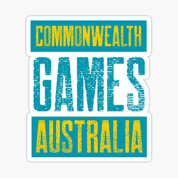 " commonwealth games australia" Sticker for Sale by GaliaTati | Redbubble