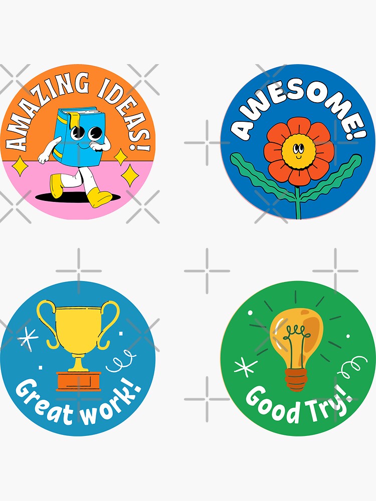 "Good performance Student Teacher Sticker pack No.4" Sticker for Sale ...
