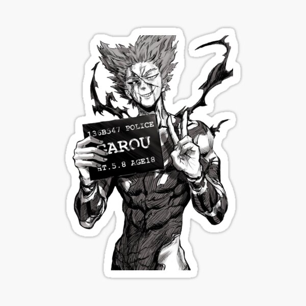 "Garu- one punch man" Sticker for Sale by Bel-maidi | Redbubble