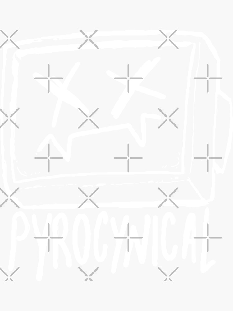 "Pyrocynical Merch Pyrocynical Logo" Sticker for Sale by RayessAya ...